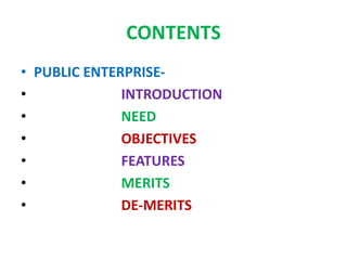 PUBLIC ENTERPRISE | PPT