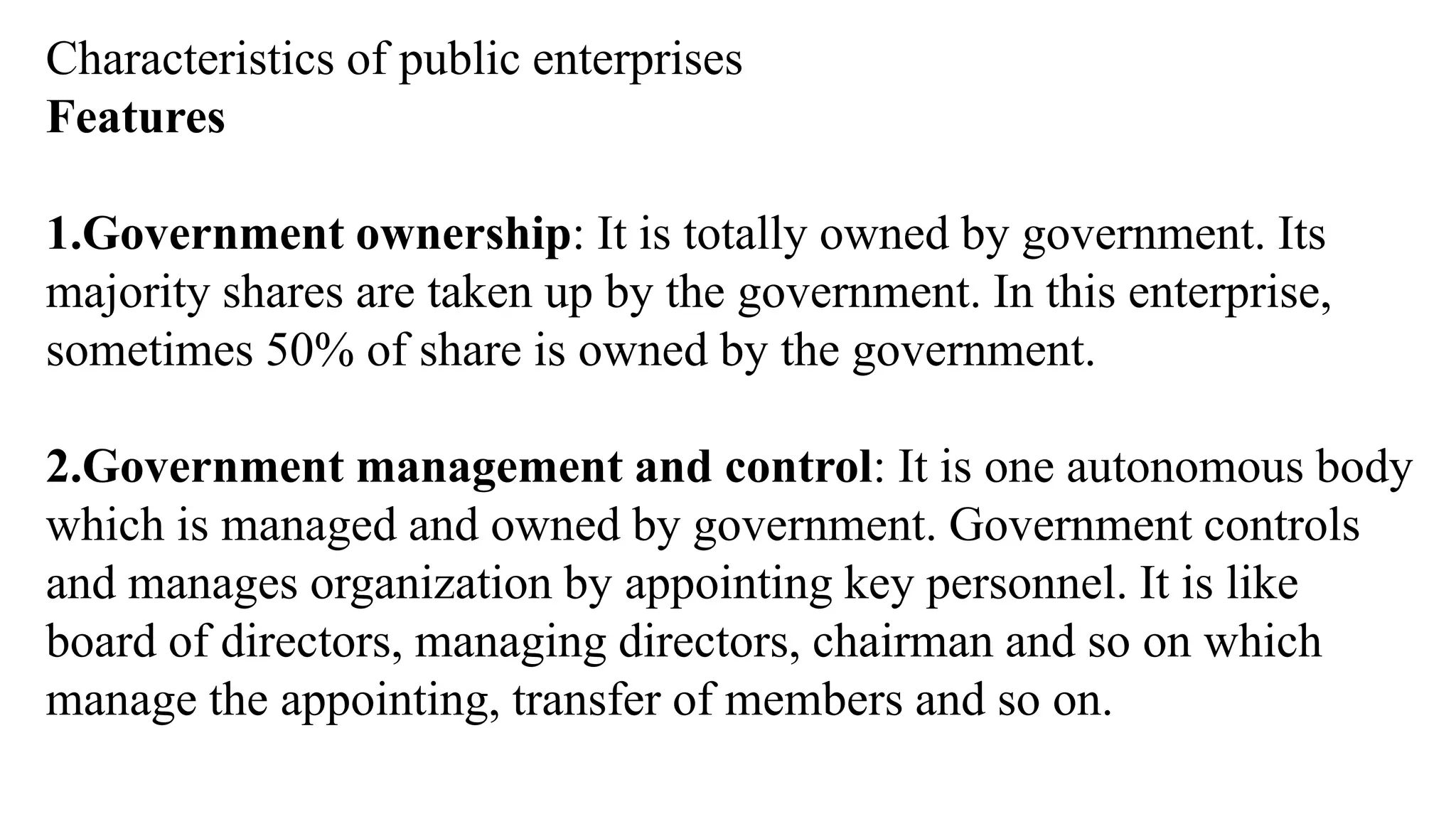 Public enterprises | PPTX
