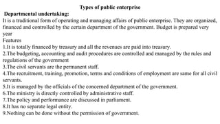 Public enterprises | PPTX