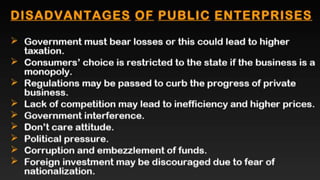 Public enterprises | PPTX