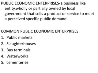 Public Enterprises and Economic Development | PPTX