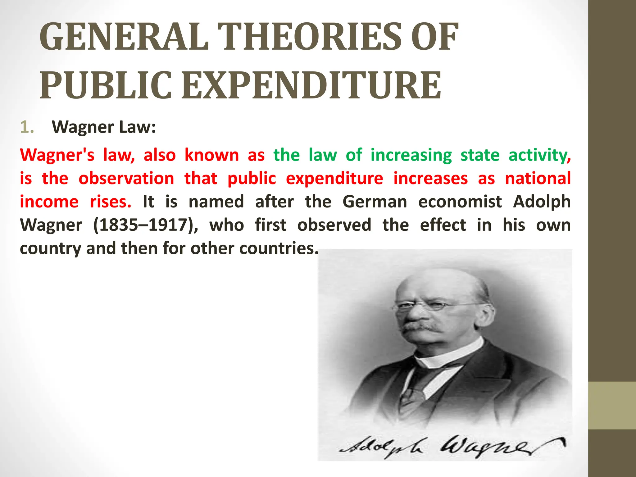 Public Expenditure & its Classifications, Canons, Causes, Effects ...