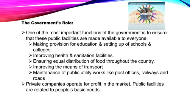 Public facilities ppt | PPTX