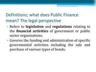 Constitutional provisions for Public Finance in Kenya. | PPTX