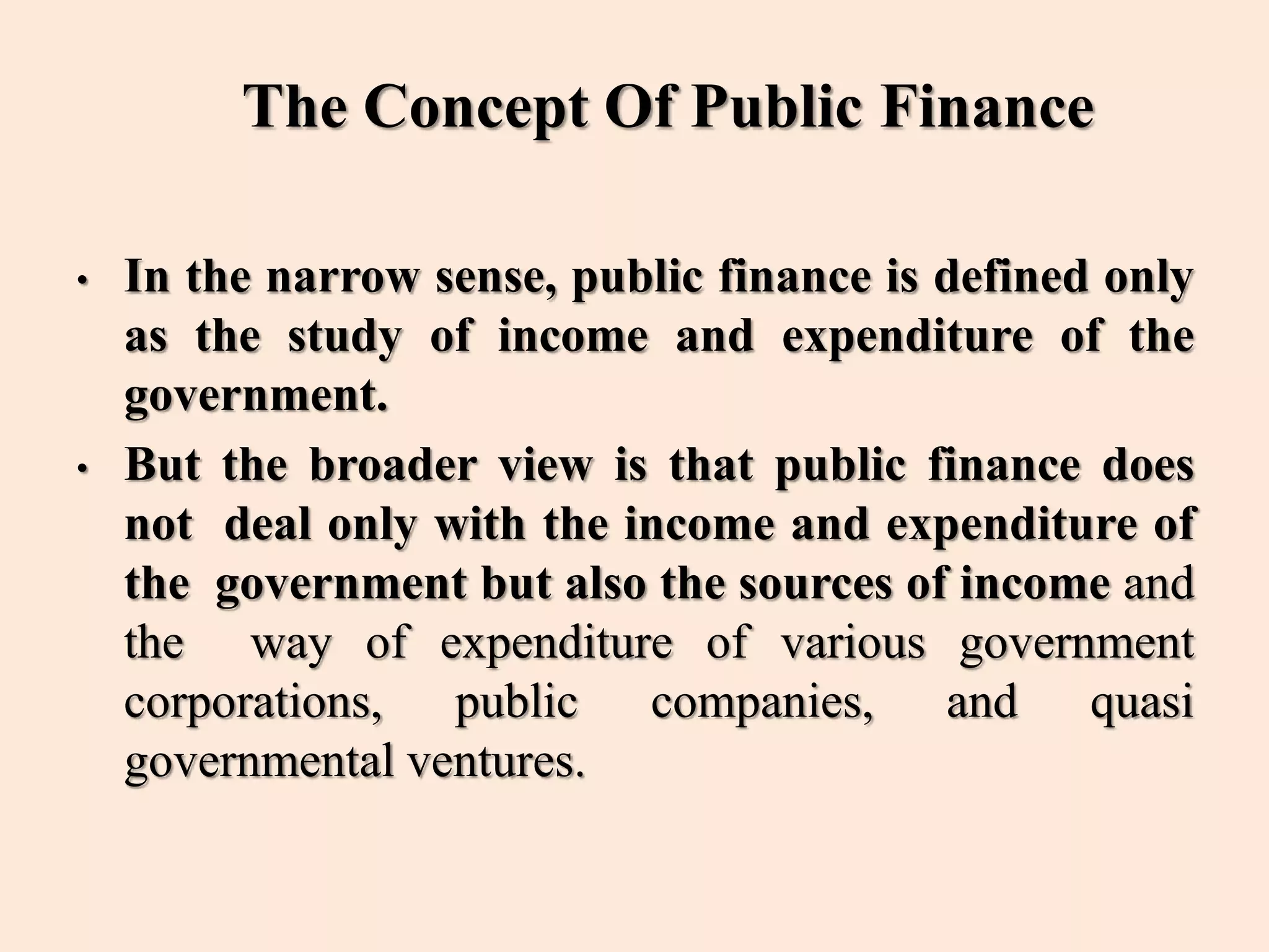 Public Finance | PPTX