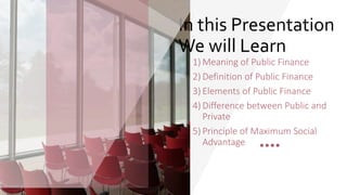 Public finance | PPTX