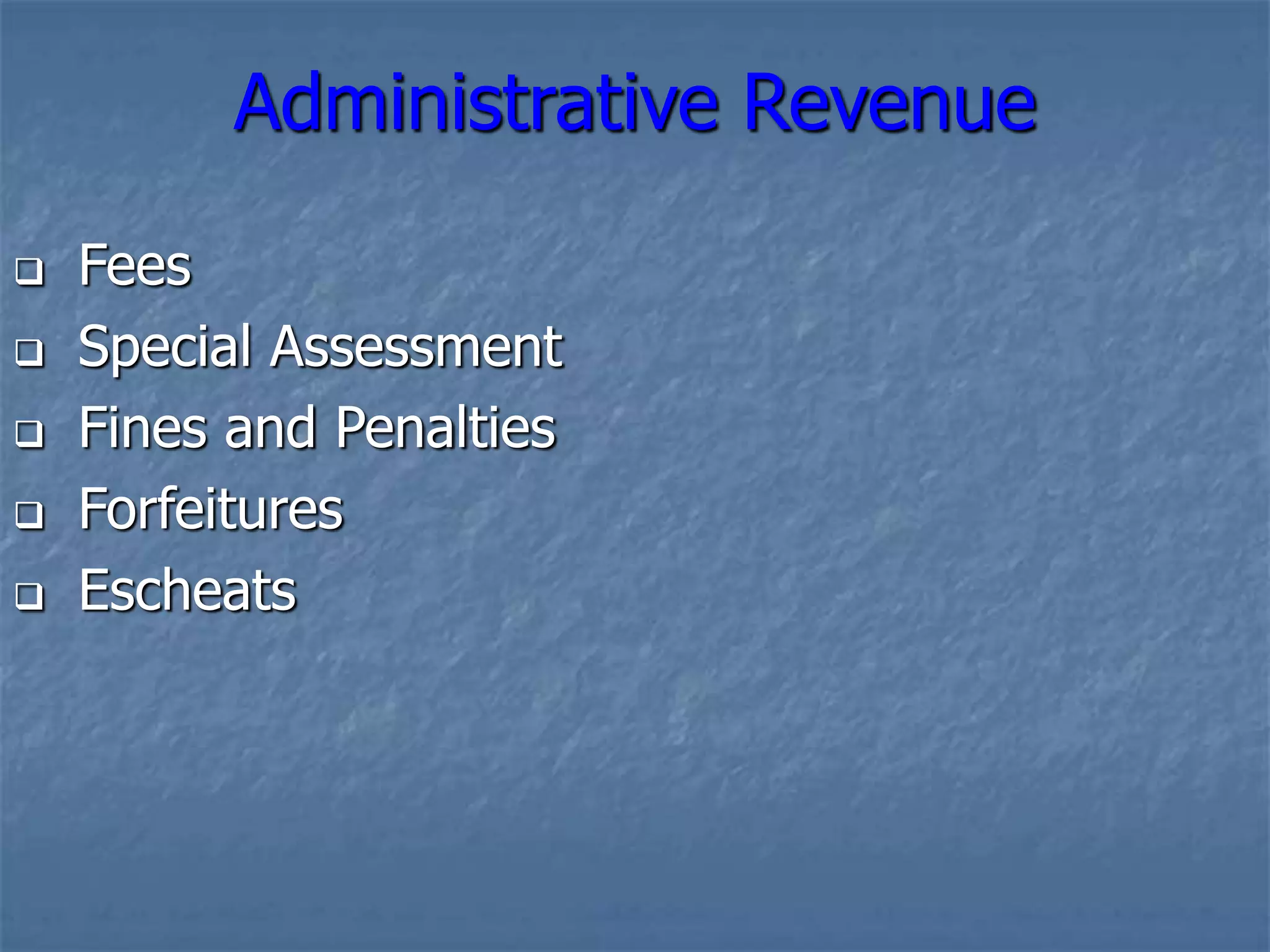 Public revenue | PPT
