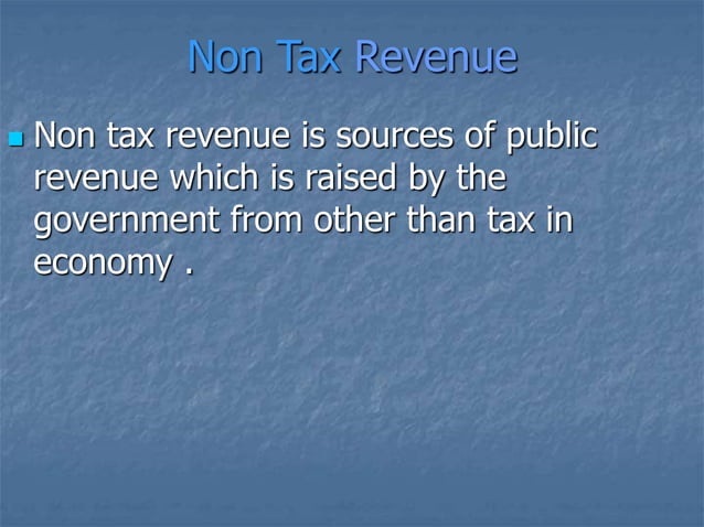 Public revenue | PPT