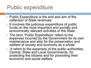 Public Finance [fiscal policy] | PPTX