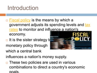 Public Finance [fiscal policy] | PPTX