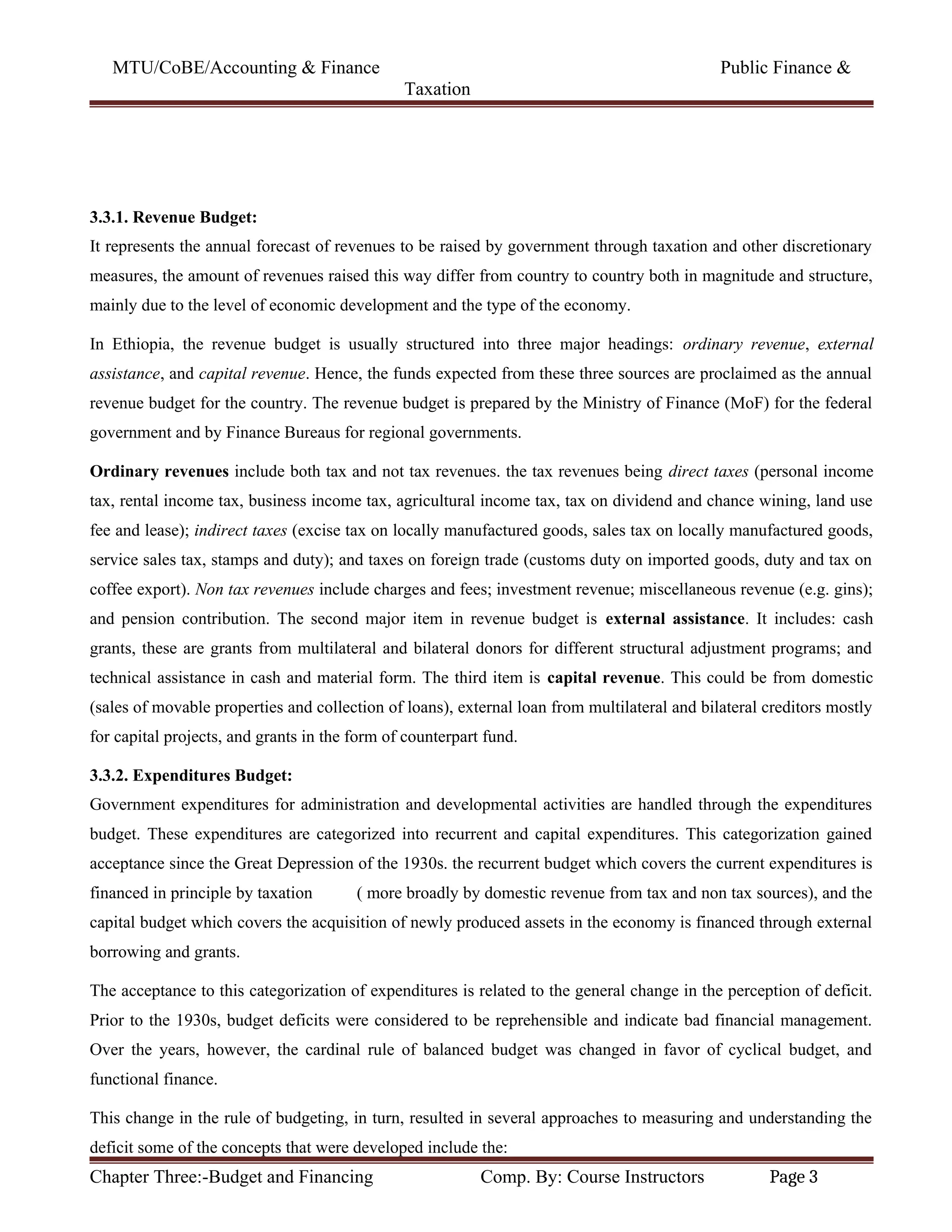 Public Finance CH3 @Public Finance in Ethiopia.docx