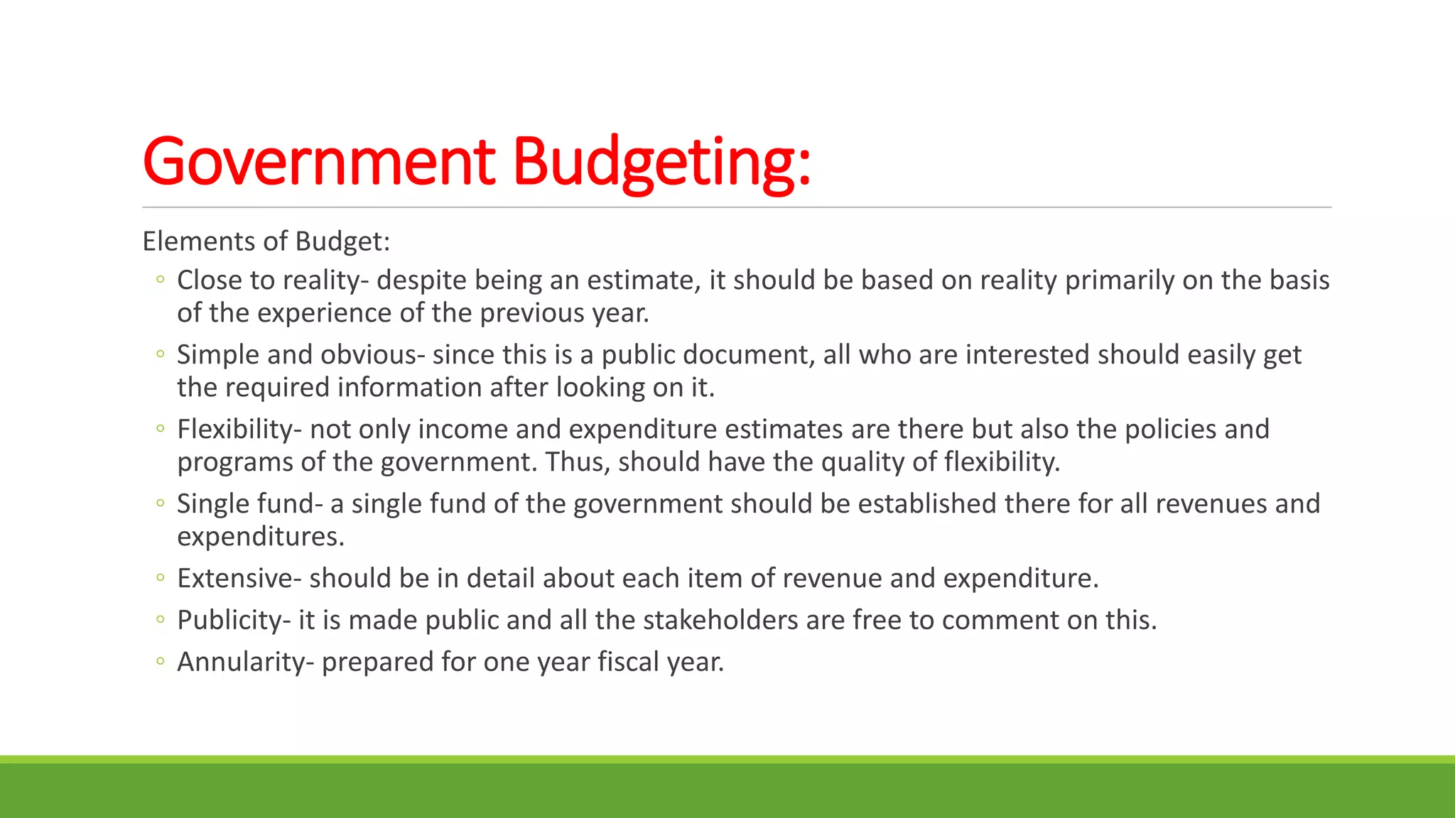 Public finance for BSBA | PPTX