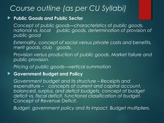 Public finance introduction | PPT