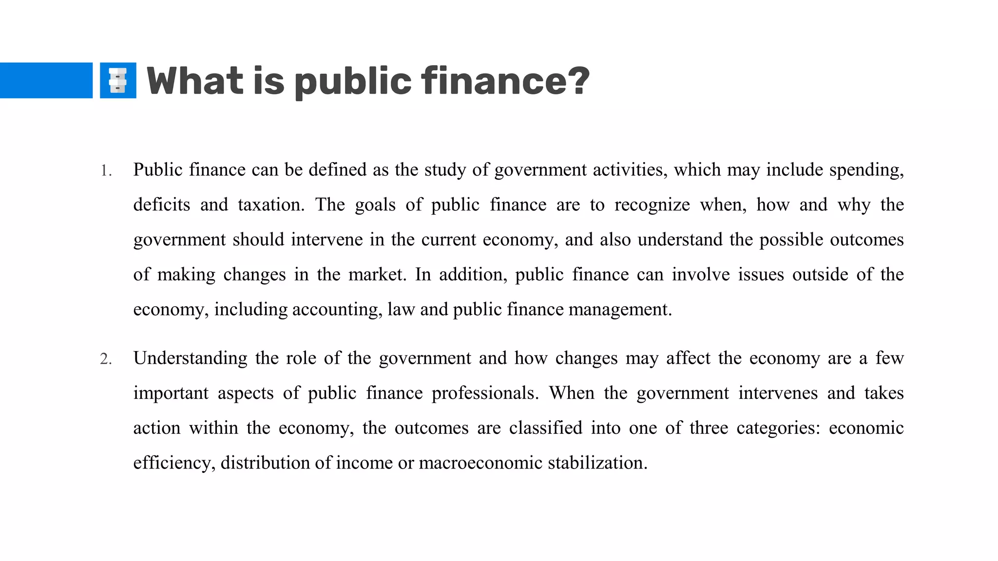 Public finance nature and Scope | PPTX