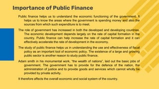 Public finance nature and Scope | PPTX