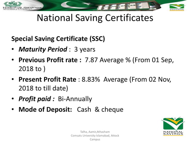 National Saving Scheme | PPTX