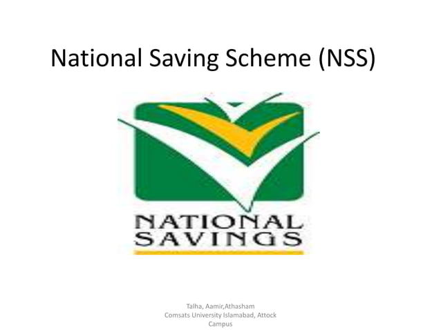 National Saving Scheme | PPTX