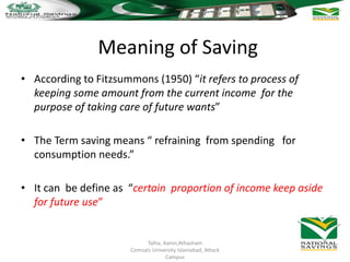 National Saving Scheme | PPTX