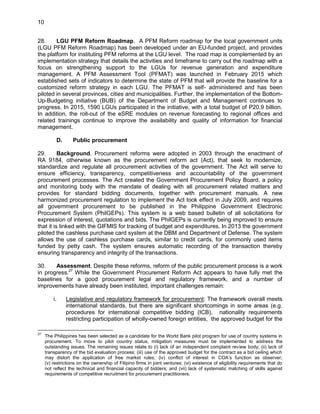 Public financial management assessment in the philippines | PDF