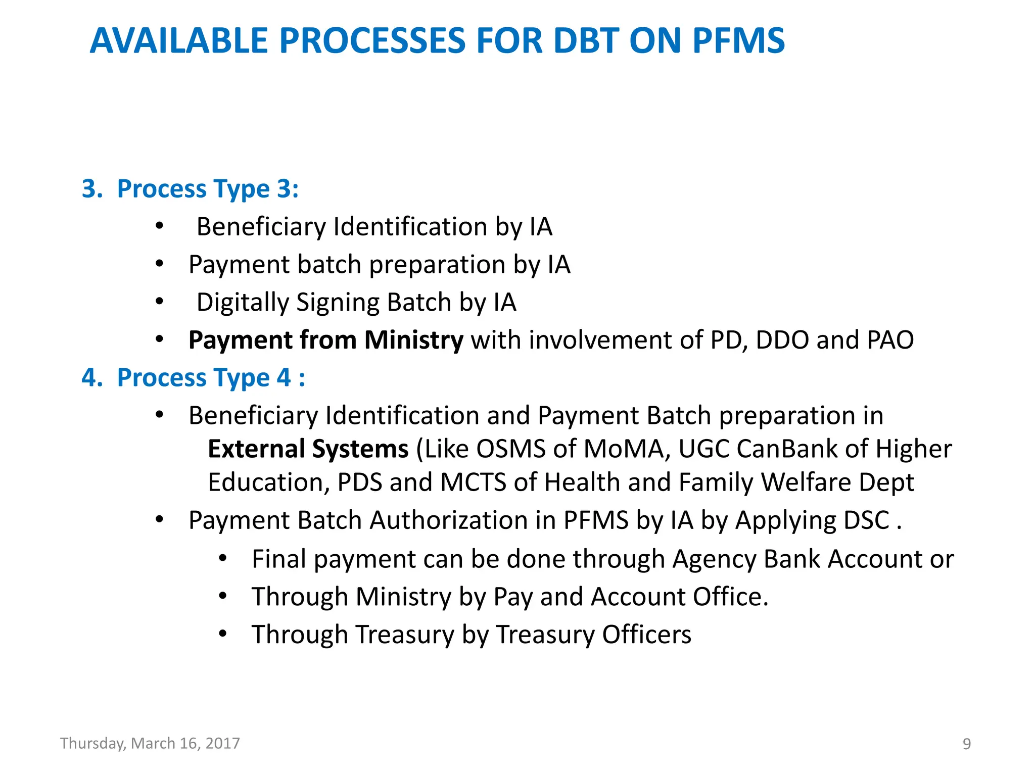 PUBLIC FINANCIAL MANAGEMENT SYSTEM (PFMS) and DBT.pptx