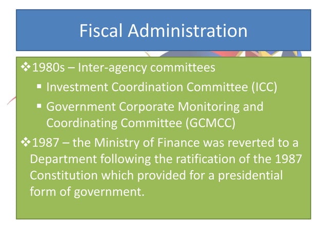 Public Fiscal Administration Part 1 | PPTX | Business Accounting ...
