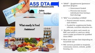 Public food assistance assg. | PPT