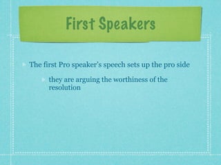 Public forum debate intro | KEY