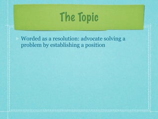 Public forum debate intro | KEY