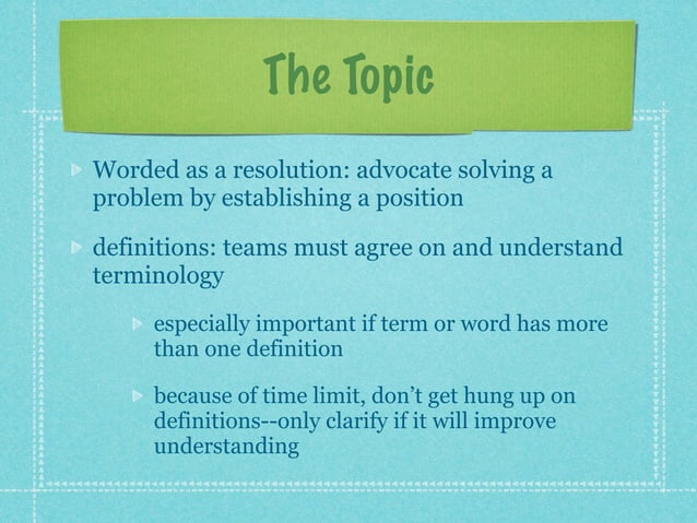 Public forum debate intro | KEY