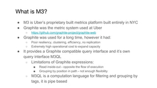 Go and Uber’s time series database m3 | PDF