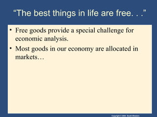 Public Goods and Common Resources | PPT