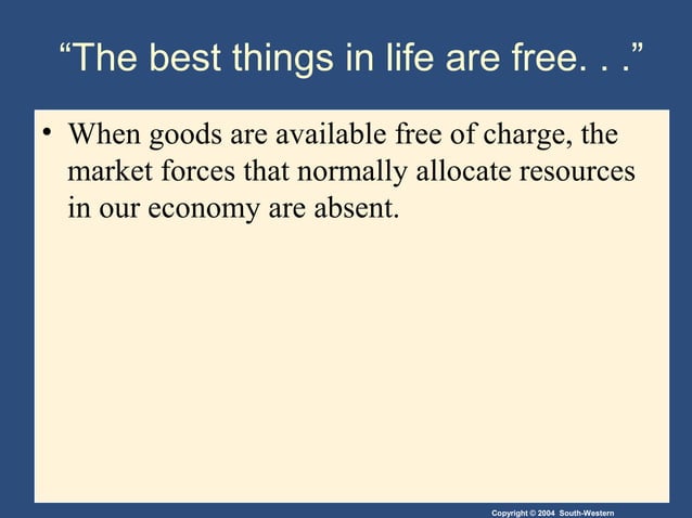 Public Goods and Common Resources | PPT