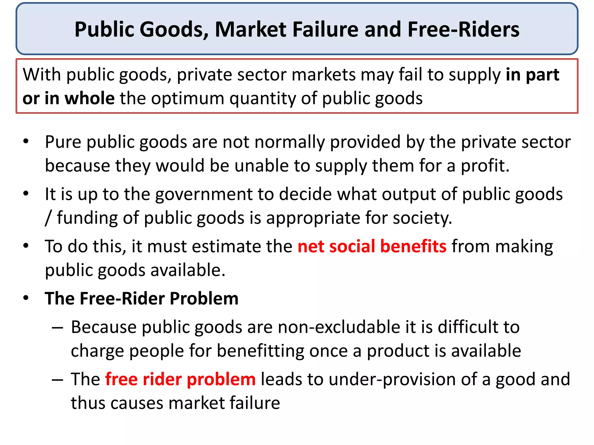 Public goods | PPTX