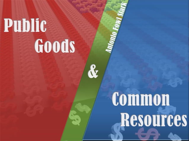 Public goods and common resources | PPT