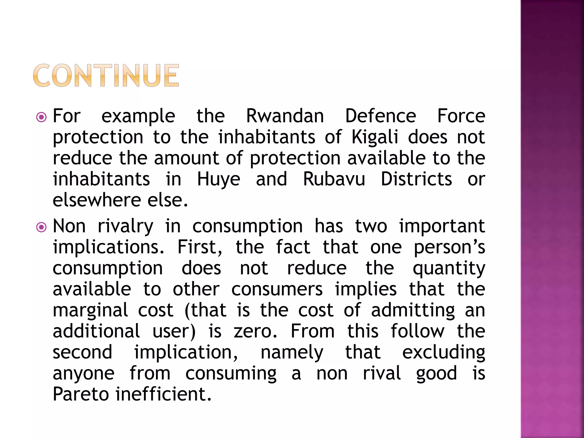 Public goods and externalities | PPTX