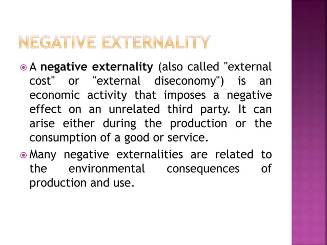 Public goods and externalities | PPTX | Personal Finance