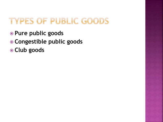 Public goods and externalities | PPTX | Personal Finance