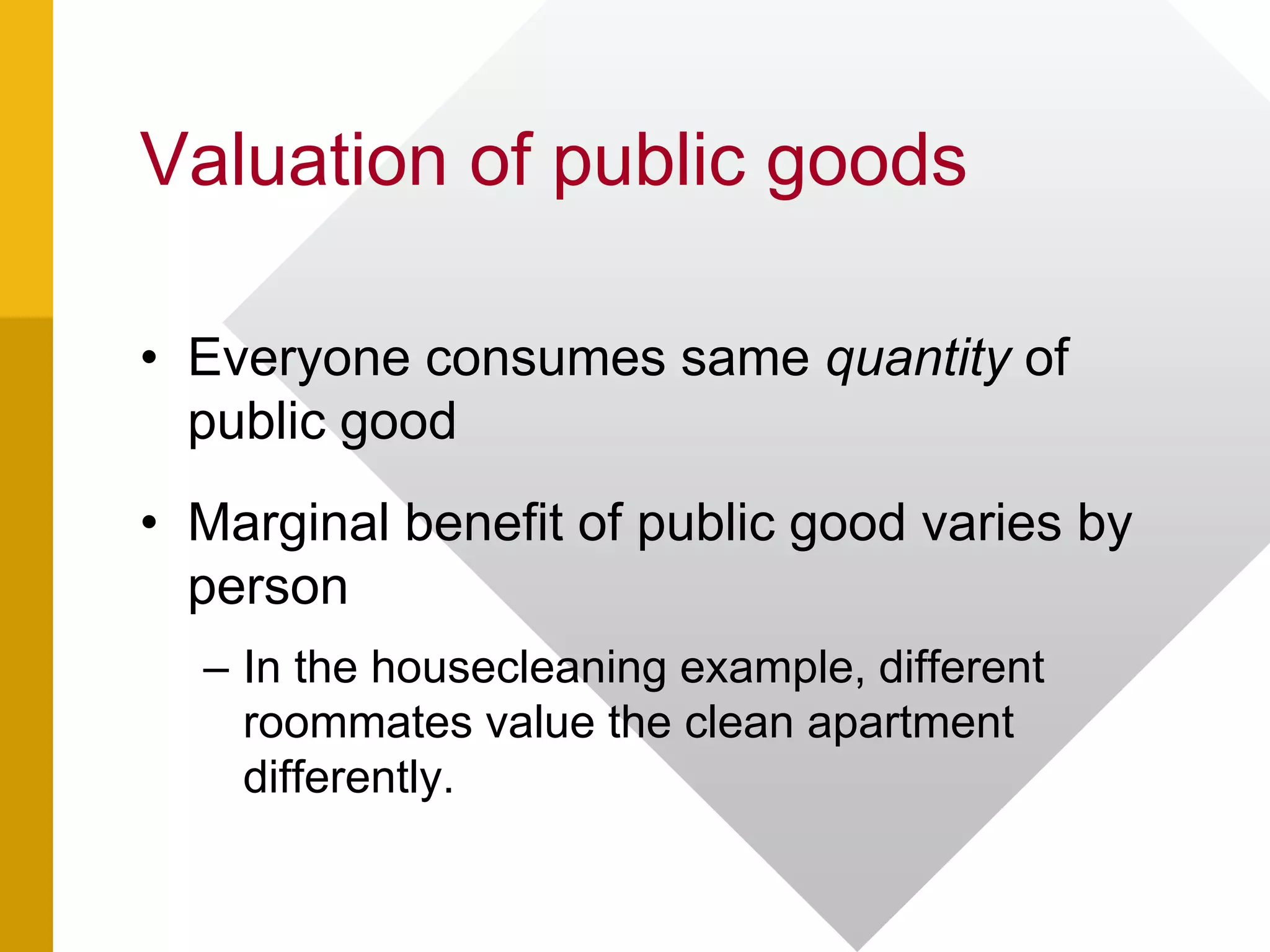 Public goods | PPT