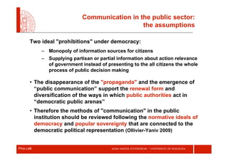 Public Government Communication | PDF