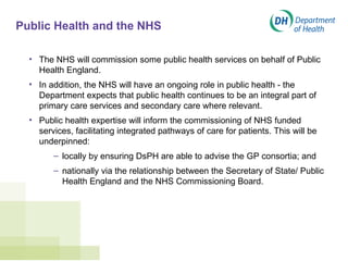 Public Health Strategy for England | PPT