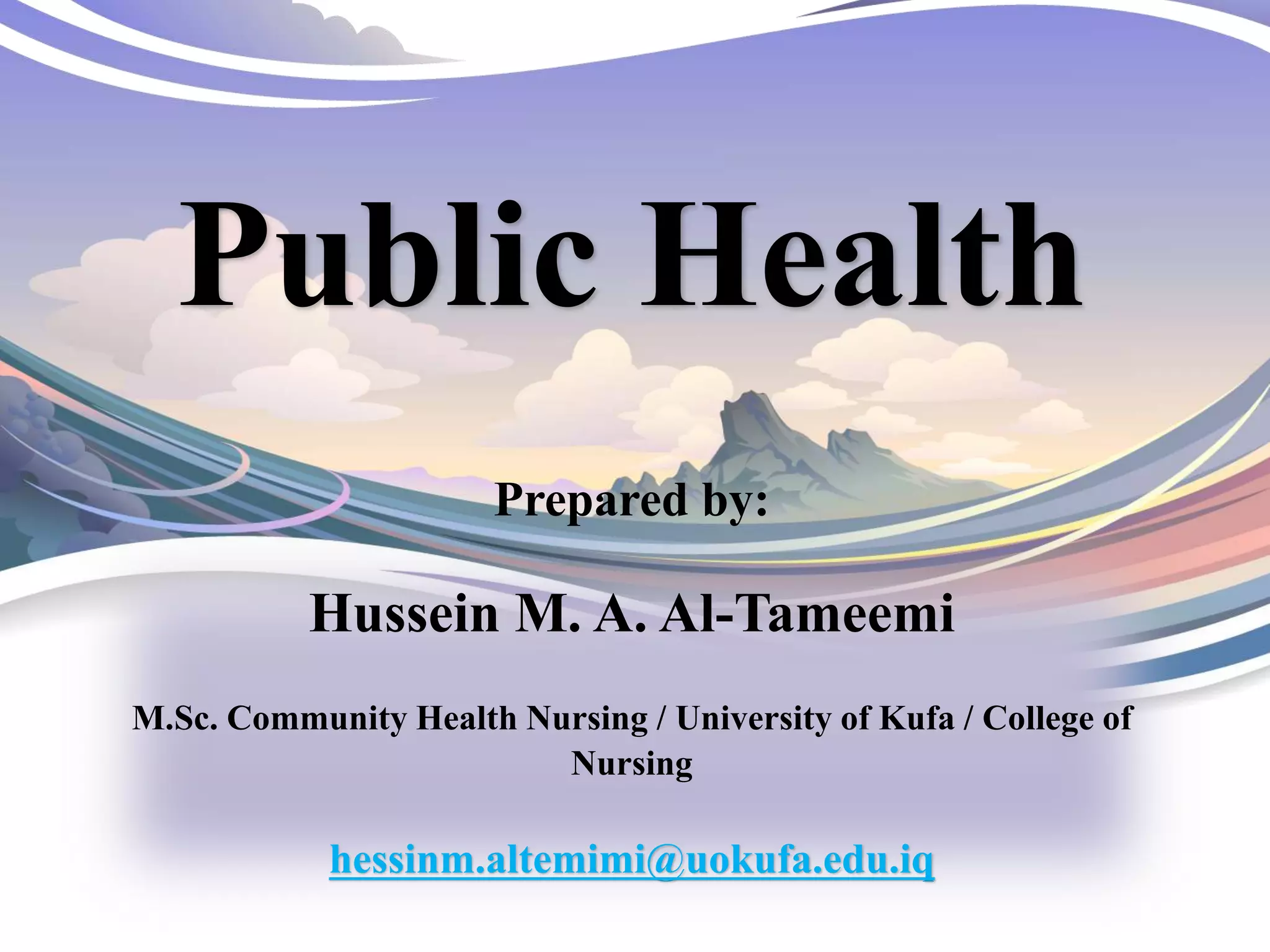 Public health powerpoint | PPTX
