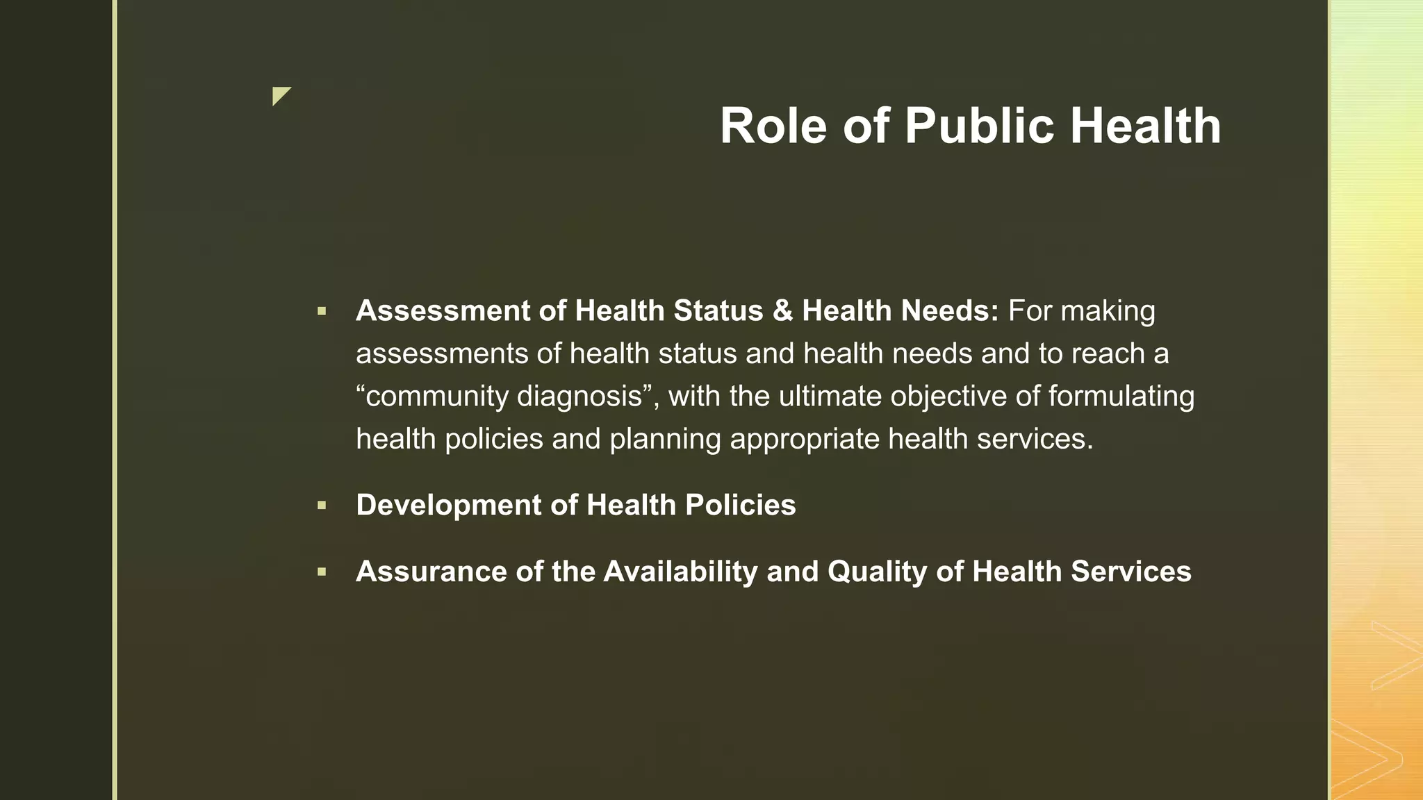 Public health: Definition & Concept | PPTX