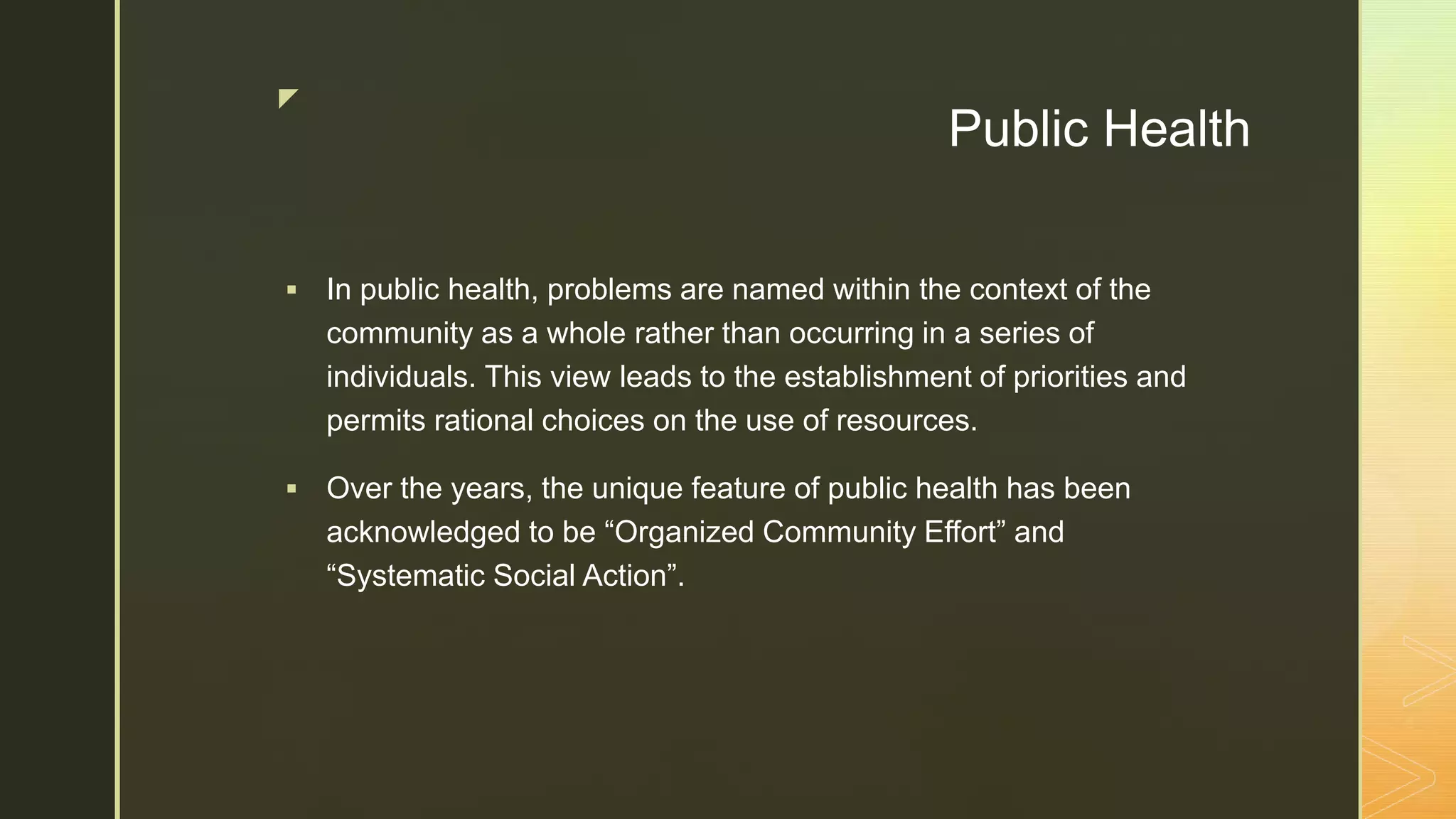 Public health: Definition & Concept | PPTX