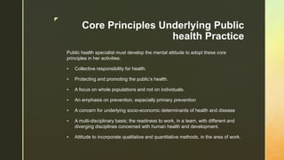 Public health: Definition & Concept | PPTX
