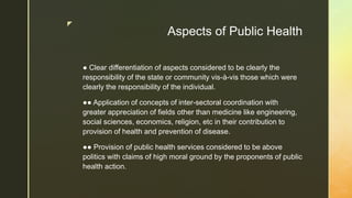 Public health: Definition & Concept | PPTX