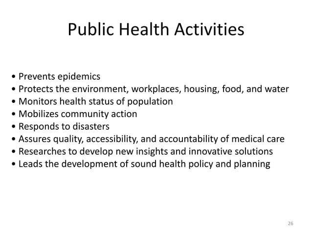 Public Health - Introduction | PPTX | Healthcare Industry | Industries