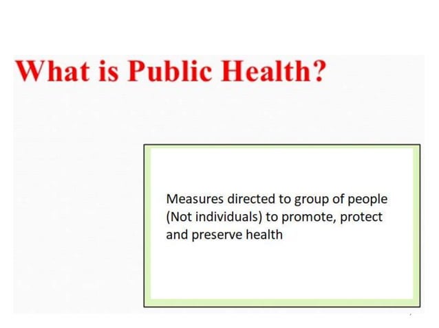 Public Health - Introduction | PPTX | Healthcare Industry | Industries