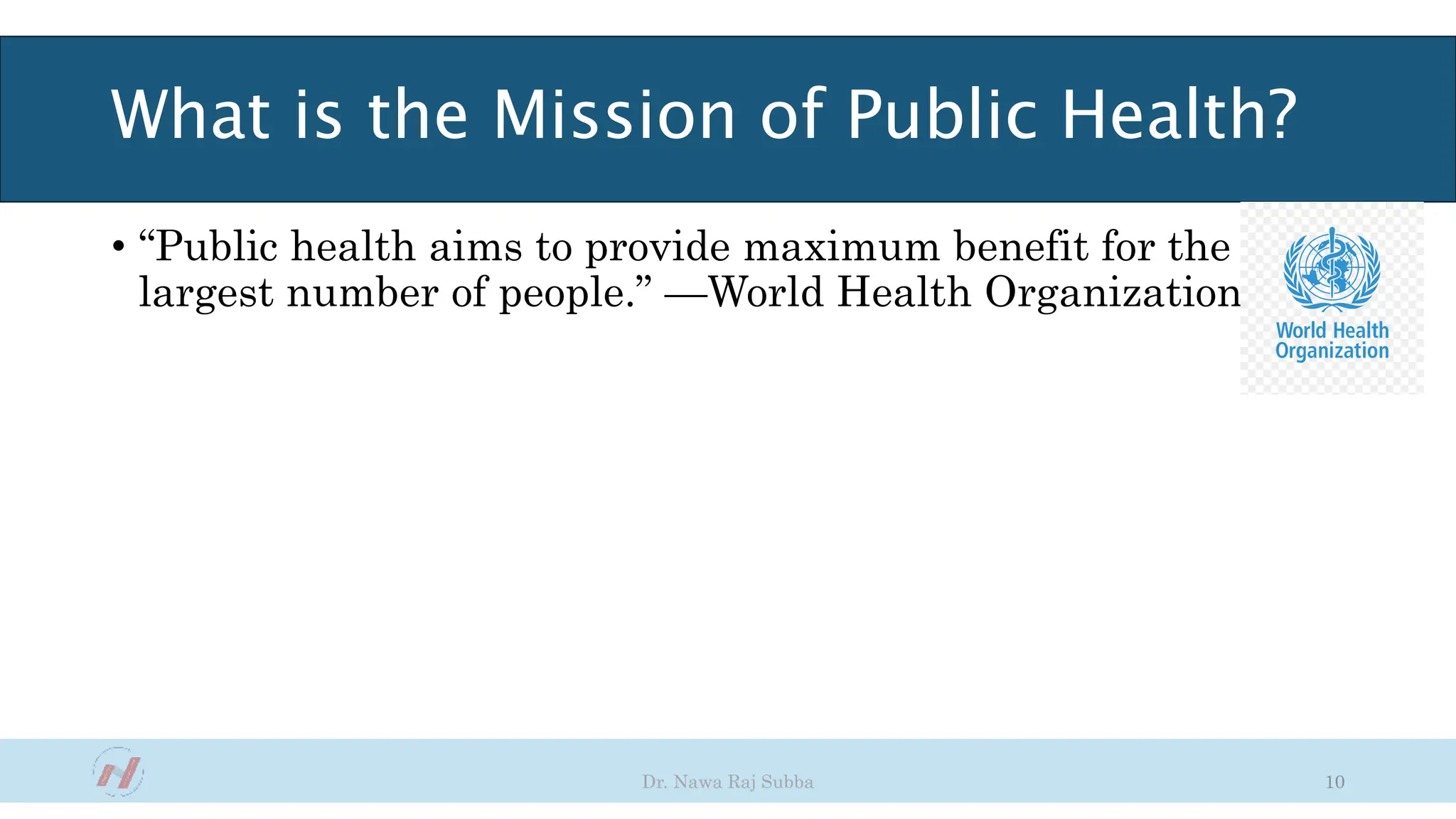 What is Health and Public Health? Introduction | PPTX