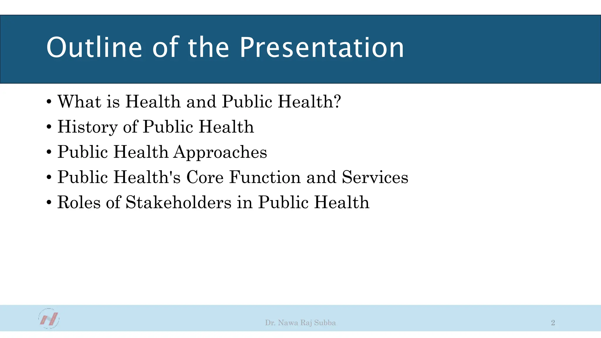 What is Health and Public Health? Introduction | PPTX