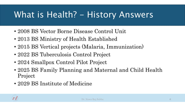 What is Health and Public Health? Introduction | PPT